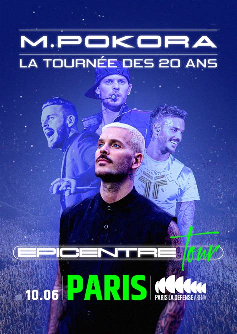 M POKORA Concert Paris La Défense Arena Infos billets