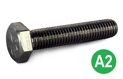 M10x50 A2 Hexagon Set Screw DIN 933