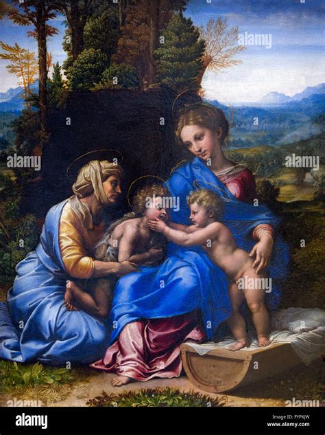 Sainte Famille avec Jean le Baptiste comme un garçon et de Saint