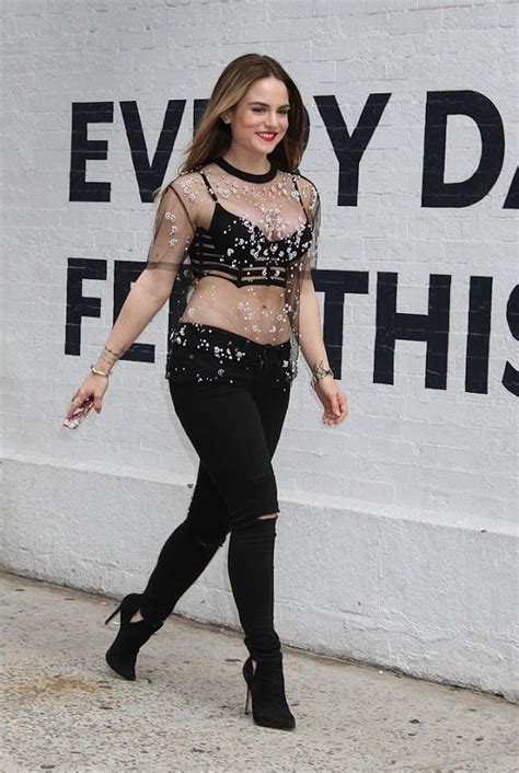 JoJo Leaves Good Day New York In A Sheer Top That Shows Off Her Toned