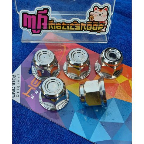 Jual Mur As Roda Belakang Yamaha Mio Fino Soul Nouvo Stainless C1