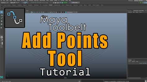 The Maya Toolbelt Add Points Tool YouTube
