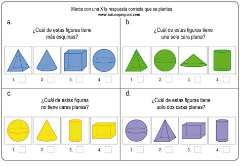 Formas Y Figuras Geom Tricas Tridimensionales Para Ni Os De Primaria