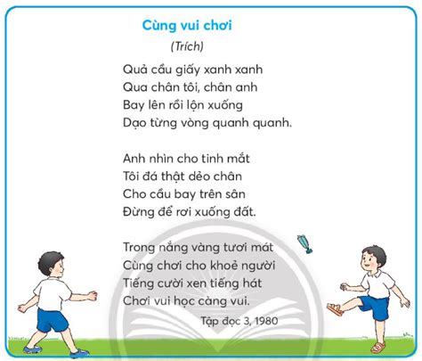 Bài 3 Nghe viết Cùng vui chơi trang 49 SGK Tiếng Việt 3 tập 2 Chân