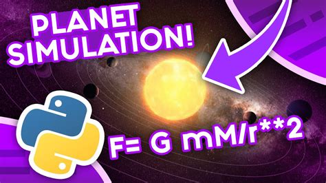planet simulation in python tutorial