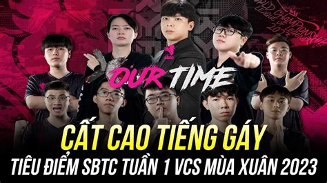 GÀ HỒNG CẤT CAO TIẾNG GÁY TIÊU ĐIỂM SBTC TUẦN 1 VCS MÙA XUÂN 2023