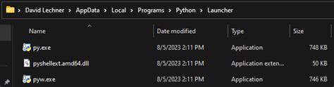 Install Py D Exe And Pyw D Exe With Python Launcher For Windows Issue