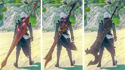 NieR Replicant Ver 1 2247 How To Get All The Weapons Second Half Of