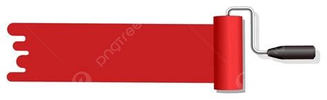 Roller Painterpaintbrush Vector Illustrationred Object House Paintbrush