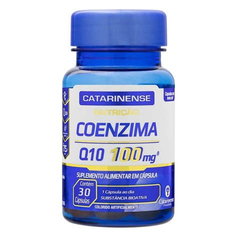 Kit 5X Coenzima Q10 100mg 30 Cápsulas Soft Gel Catarinense OtimaNutri