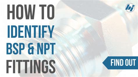 Distinguishing Between BSP And NPT Thread Types In Plastic 41 OFF