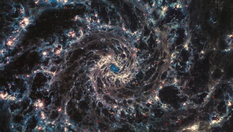 Infrarotblick In Herz Einer Spiralgalaxie James Webb Teleskop