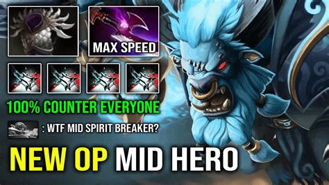 NEW OP MID HERO 100 Perma Stun Spirit Breaker EZ 26Min GG Brutal