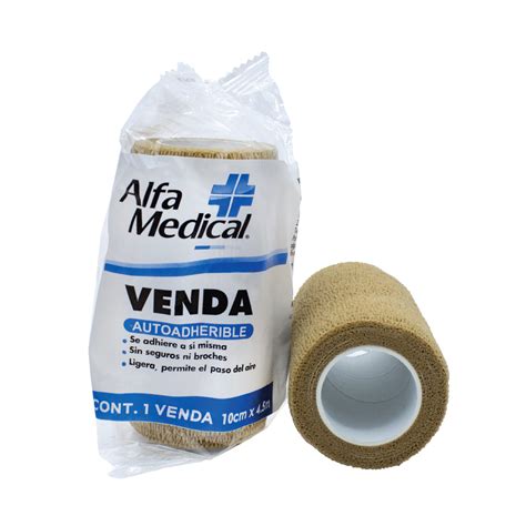 VENDA AUTOADHERIBLE 10 CM X 4 5 M PIEL Bolsa Tienda Alfa Medical