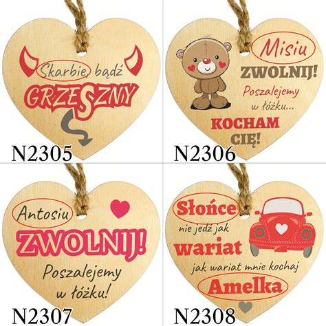 ZAWIESZKA DO AUTA ZE ZDJĘCIEM prezent dla zakochanych nadruk online