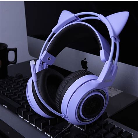 Somic G951S Pink Cat Headphones LED Next Level Gaming Store Tech