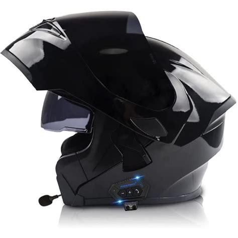 RUMOCOVO Casque Moto Modulable Casques Intégral Flip Up Modulables