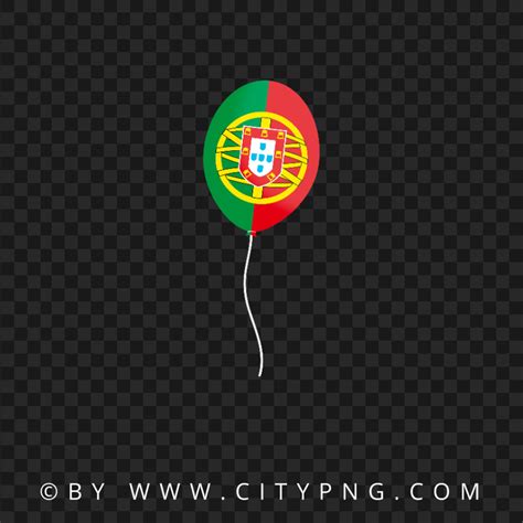 Portugal Flag Balloon PNG Image Citypng