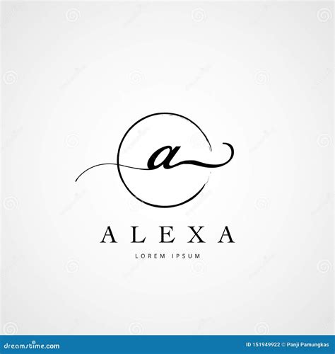 Elegant Initial Letter Type R Logo Stock Photography CartoonDealer