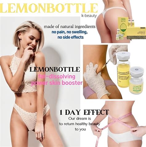 Lemonbottle Ampoule Solution For Face Body Fat Dissolving Injections