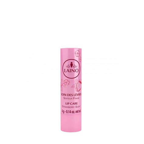 Baume à lèvres pailleté Laino senteur fraise