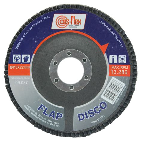 DISCO LIXA FLAP 4 1 2 GRÃO 60