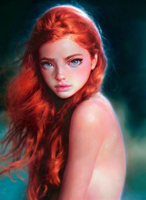 Irakli Nadar Fotos De La Biograf A Girl Pose Digital Painting
