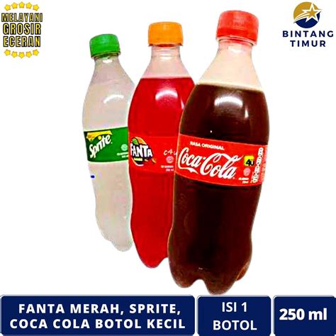 Jual FANTA COCA COLA SPRITE Botol Kecil 250ml Shopee Indonesia