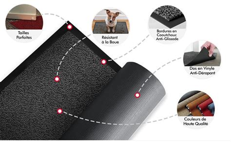 Etm Tapis D Entr E S Rie Premium Tapis Antid Rapant Absorbant
