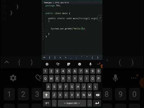 Create Hello World App In Java Shorts Youtube