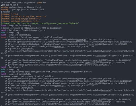 typescript server cannot read property kind of undefined` · issue 15769 · vercel next js