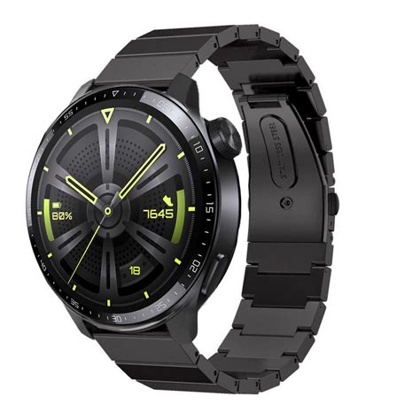 Correa Metalica Huawei Watch GT 3 46mm Negra Correasmartwatch Es
