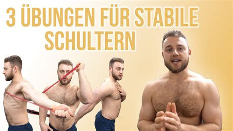 Mache diese 3 Übungen für stabile Schultern YouTube
