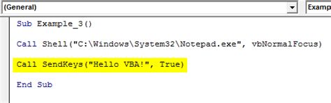 vba sendkeys how to use the sendkeys method in excel vba