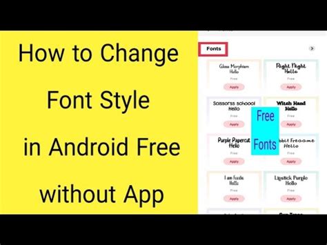 How To Change Font Style And Size For Free Without Any App How To