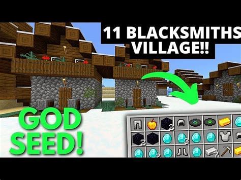 4 Best Blacksmith Village Seeds For Minecraft PE 1 19 Update