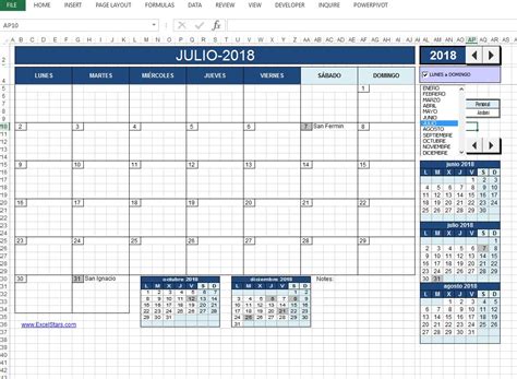 Calendario Laboral Calendario Laboral Hecho En Excel Experto En