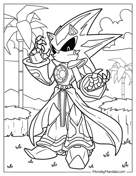 Desenhos De Metal Sonic Para Colorir