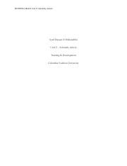 Unit V Docx RUNNING HEAD Unit V Scholarly Article Syed Hassan N