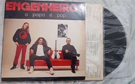Lp Engenheiros do Hawaii O Papa É Pop Item de Música Usado 63690689