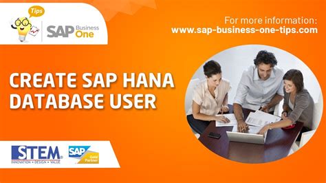 Sap Business One Tips How To Create Hana Database User Youtube