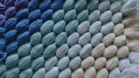 Pom Pom Blanket Diagonal Blanket From Scrap Yarn Loom Blanket Pom