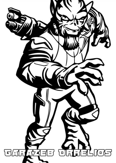 Coloriage Star Wars Garazeb Orrelios Dessin Gratuit Imprimer
