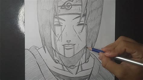 COMO DESENHAR O ITACHI NARUTO SHIPPUDEN YouTube