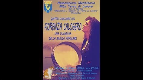 Fiorenza Calogero Una Duchessa Della Musica Popolare Napoletana Youtube