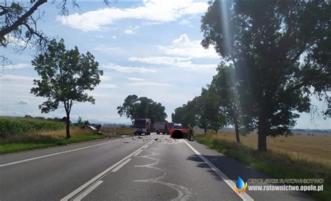 Tragiczny wypadek na DK 46 koło Sidziny Zginął motocyklista dwie
