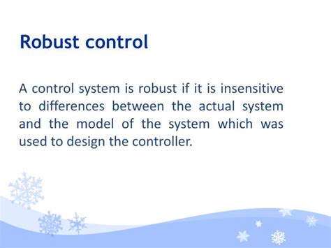 ppt robust control powerpoint presentation id 2570851