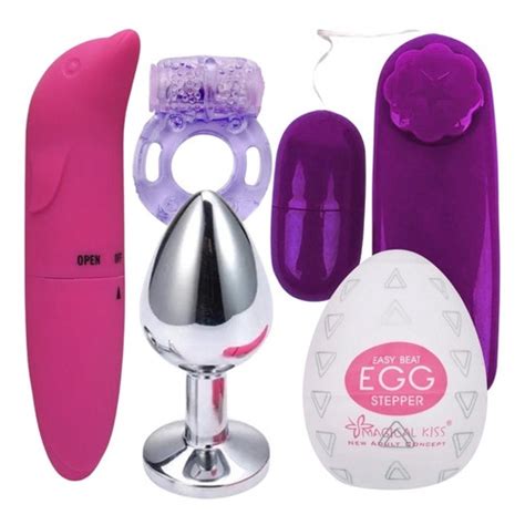 Kit 2 Vibradores Plug Anal Anel Com Vibro Egg Masturbador Shopee Brasil