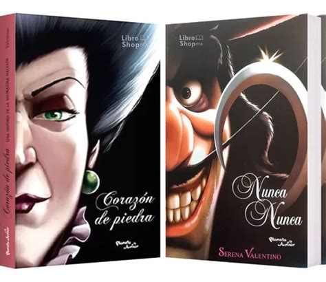 2 Libros Villanos Disney Corazón De Piedra Capitán Garfio Meses