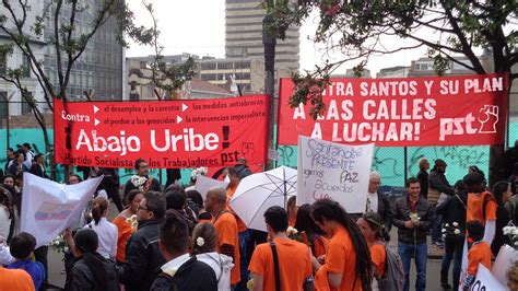 Contra el pacto de Santos Uribe Movilización y Constituyente PST Colombia